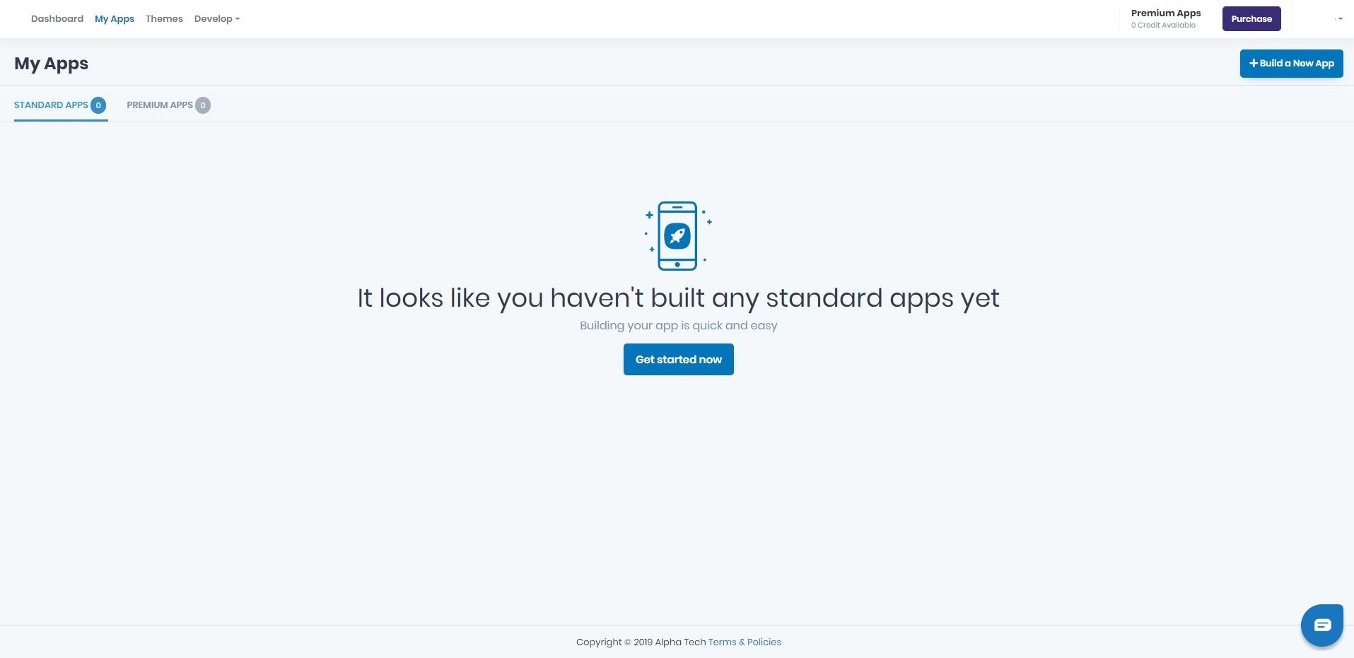 How To Build A New App In AlphApp Platform